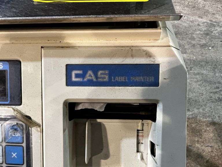 CAS LP100 Scale/label printer - Nutt Auction