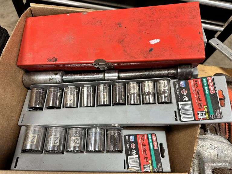 Craftsman 1/2" metric socket sets - Nutt Auction