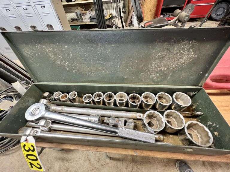 SK Wayne 3/4" drive SAE socket set - Nutt Auction