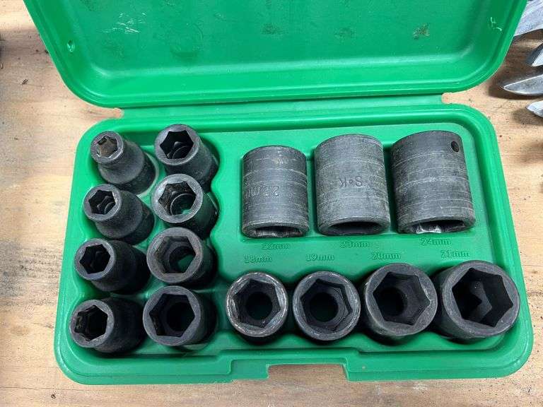 SK metric impact socket set - Nutt Auction