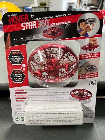 Super-Easy Hover Star 360 Motion Controlled UFO *NIB - NW Asset Services