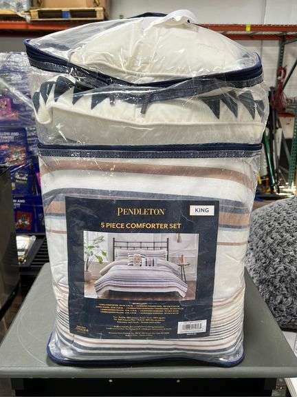 Pendleton King 5pc Comforter Set - NW Asset Services