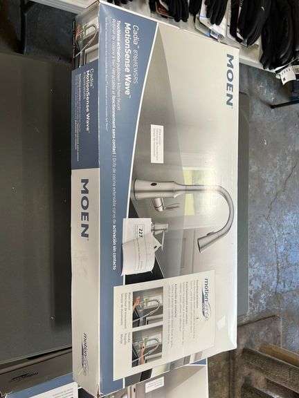 Moen Cadia Motion Sense Wave Touchless Pull-Down Kitchen Faucet - NW Asset Services