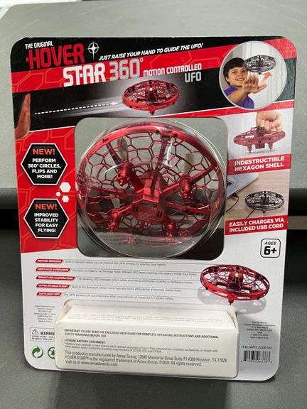 Super-Easy Hover Star 360 Motion Controlled UFO *NIB - NW Asset Services