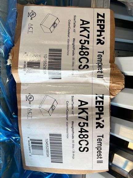 Zephyr Tempest II 48" Wall-Mount Range Hood - NW Asset Services