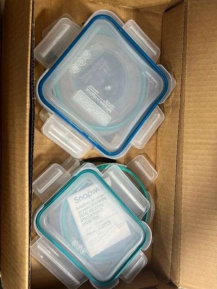 (2)Pyrex Snapware 18pc Glass Airtight Containers - NW Asset Services