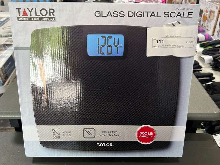 Taylor Digital Bath Scale - 500lb Capacity - NW Asset Services