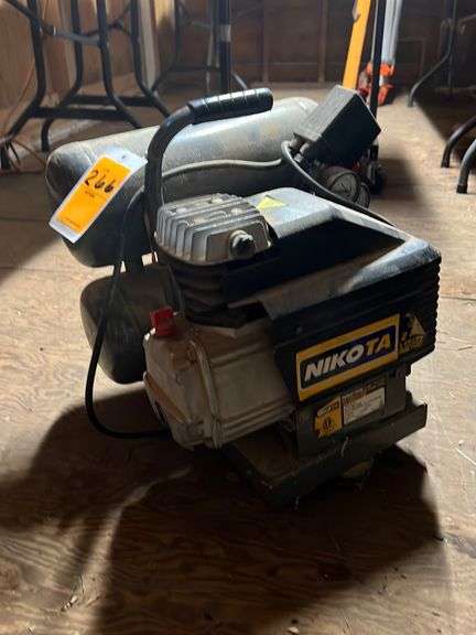 Niko TA 2hp 4gal Twin Tank Air Compressor - NW Asset Services