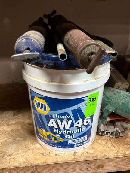 5gal Buckets, Hydraulic Oil, & Assorted Chemicals - NW Asset Services