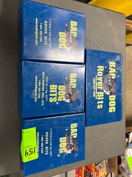 (3) Assorted Bad Dog Rover Bit Kits & Bad Dog Multipurpose Drill Bit ...