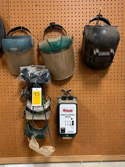 Assorted Safety Goggles, Shields, & Welding Helmet - NW Asset Services