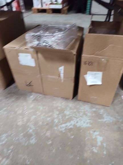 3 - Boxes of asst Clear Plastic Storage containers no lids - NW Asset ...