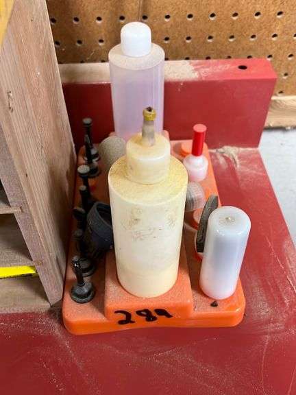 (2) Carter Stabilizers, Assorted Tormek Jigs, Stone Graders, Gauge Set ...