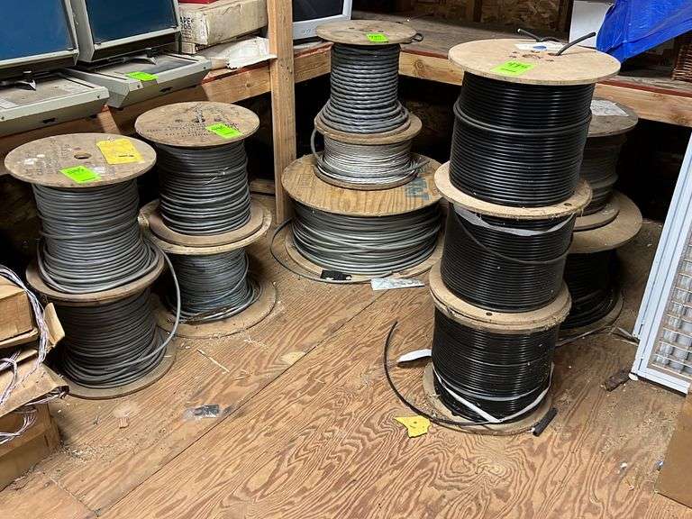 (10) Assorted Spools of Cable/Wire - NW Asset Services