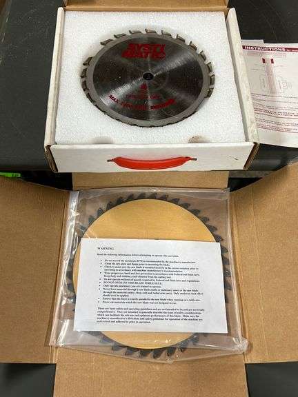 Systimatic Fine Dado Blade & Final Cut 10" Chop Saw Blade - NW Asset ...