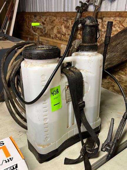 Backpack Pump Sprayer, & Sears 60psi Paint Pot - NW Asset Services