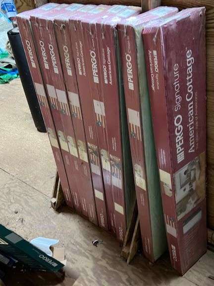 (9) Boxes of Pergo Signature American Cottage Laminate Flooring - 17 ...