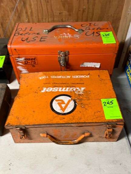 Ramset Love Velocity Piston Type Fastening Tool & Ramset D-75 w ...