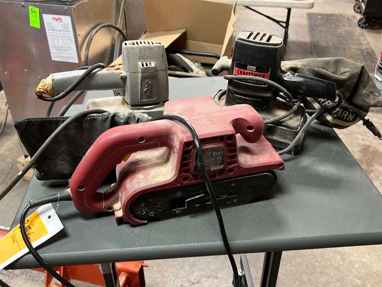 craftsman-3-x-21-belt-sander-7-pad-sander-skil-7-orbital-sander