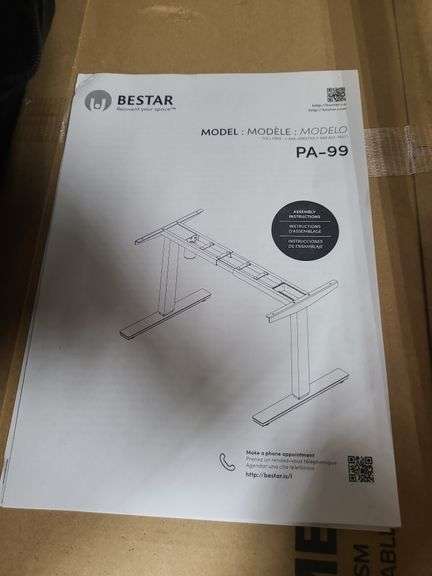 Bestar Model PA99 Power Desk Base - NW Asset Services