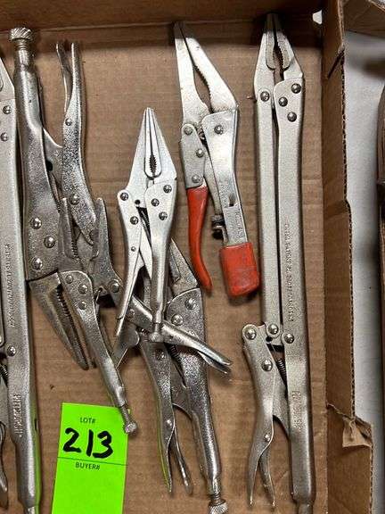 (7) Assorted Needle Nose Channel Lock Plier - NW Asset Services