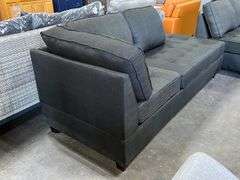 Infini Furnishings Reversible Chaise Sofa in Charcoal Gray - NW Asset ...