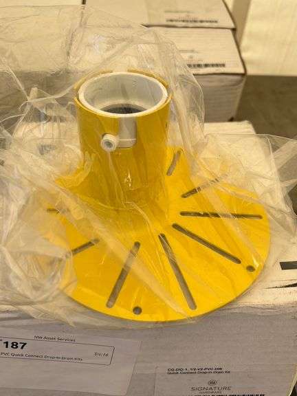 (2) PVC Quick Connect Drop-In Drain Kits - NW Asset Services