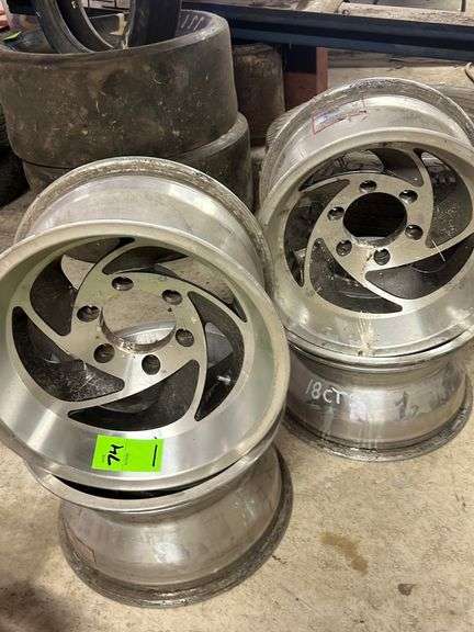 (4) Enkel 16" 6-Lug Chrome Wheels - NW Asset Services