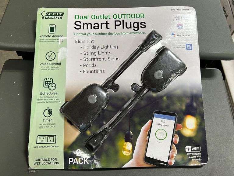 Feit Dual Outlet Outdoor Smart Plugs - NW Asset Services