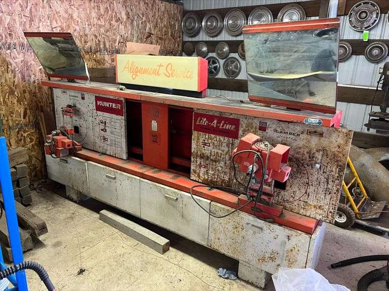 Hunter Lite-A-Line Wheel Aligner w/ Ramps - NW Asset Services