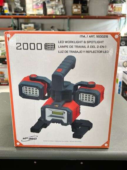 EP360-LED Worklight & Spotlight Set - 2000 Lumen - NW Asset Services