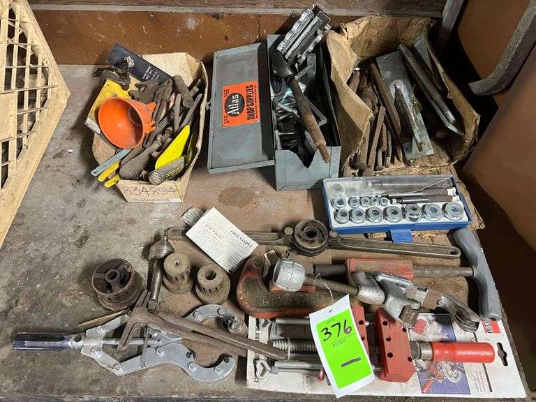 Pipe Cutters, Hand Tools, Files, & Tooling - NW Asset Services