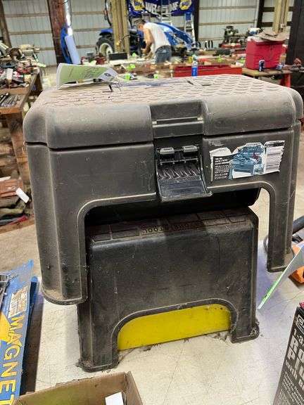 (2) Step Stool Tool Boxes - NW Asset Services