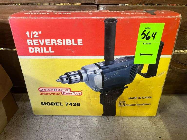 Chicago Electric 1/2" Reversible Drill - *New MDL# 7426 - NW Asset Services