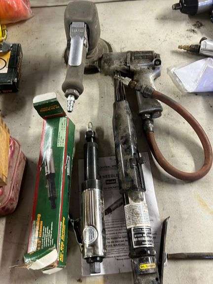 Air Needle Scaler, 1/4" Hand Air Die Grinder, 1/2" Skil Impact Wrench ...