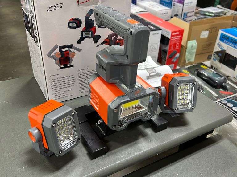 EP360-LED Worklight & Spotlight Set - 2000 Lumen - NW Asset Services