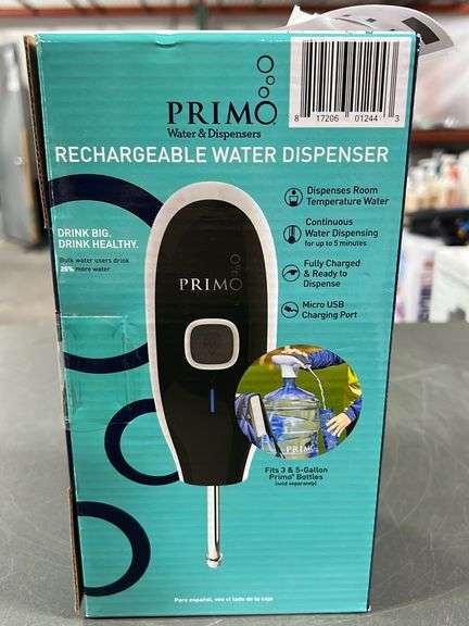 Primo Rechargeable Water Dispenser - NW Asset Services