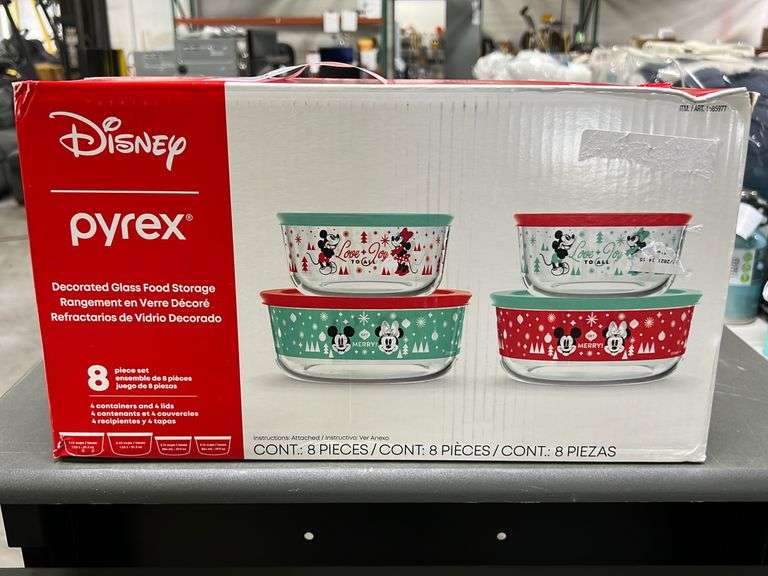 Disney Pyrex 7pc Decorated Glass Food Storage Containers - NW Asset ...