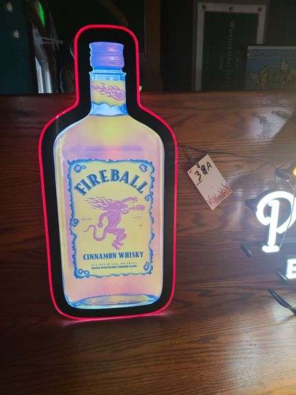 Fireball Whiskey Neon Sign - NW Asset Services