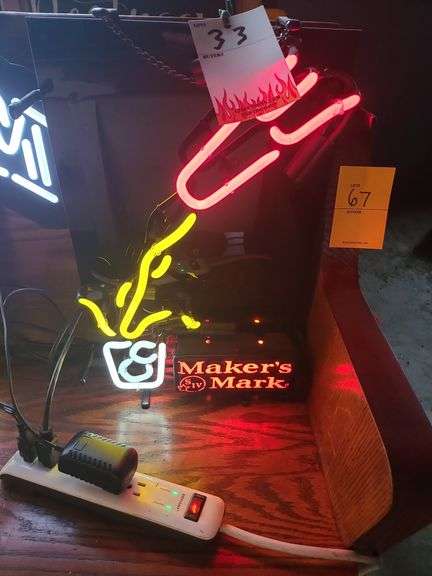 Makers Mark Neon Sign - NW Asset Services
