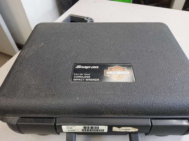 SNAP-ON HARLEY DAVIDSON CORDLESS IMPACT WRENCH, LIKE NEW WITH CHARGER ...
