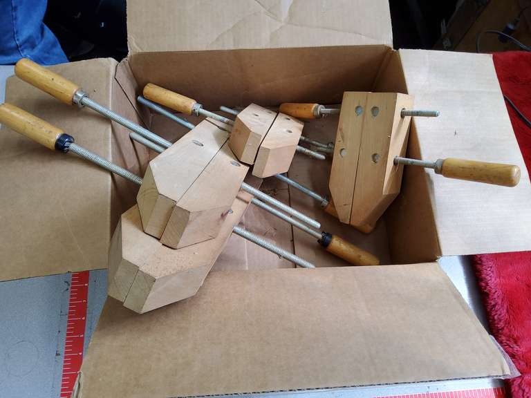 WOOD CLAMPS, PLANT STAND AND MORE!!!! - #1 Online Auctions LLC