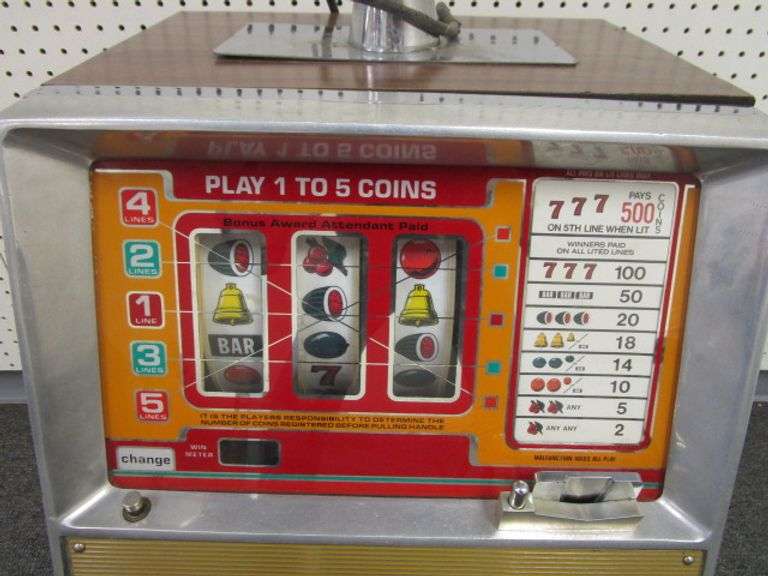 Jennings 25 Cent Electric Slot Machine - Oberman Auctions