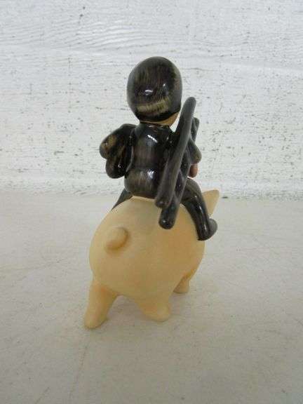 Hummel "Boy On Pig Chimney Sweep" Figurine - Oberman Auctions