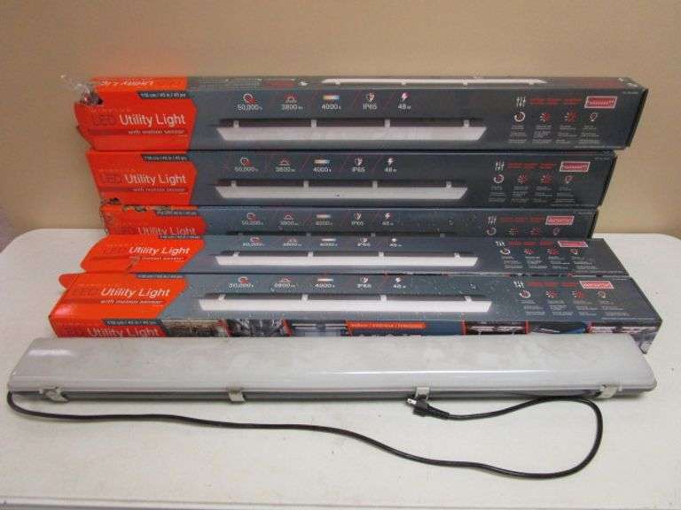 6 - Winplus 45" LED Utility Lights w/Motion Sensor - Oberman Auctions