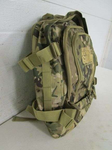 Camouflage Wisconsin National Guard Backpack - Oberman Auctions