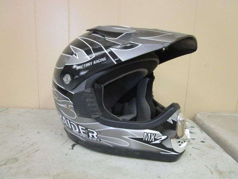 Raider Power Sports Safety Helmet - Oberman Auctions