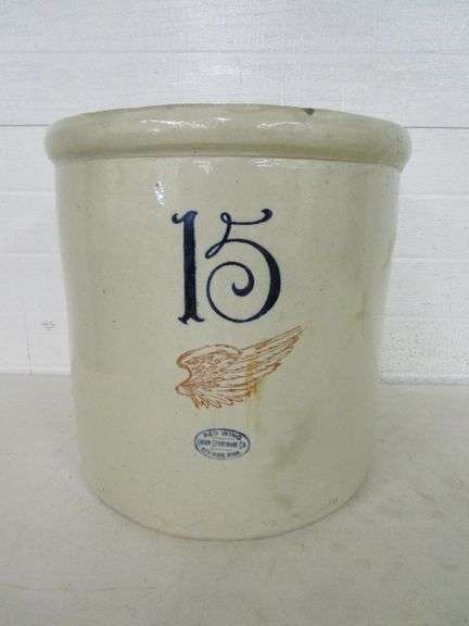 Red Wing 15 Gallon Large Wing Jar - Oberman Auctions