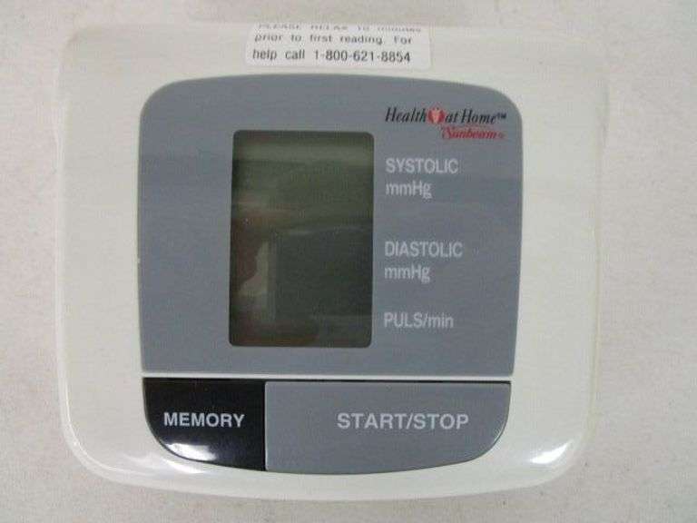 Sunbeam Blood Pressure Monitor - Oberman Auctions