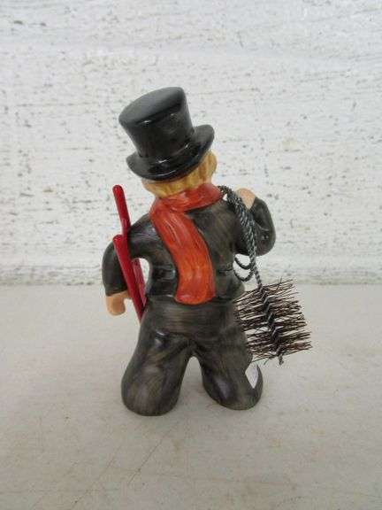 Hummel "Chimney Sweep" w/Ladder & Broom Figurine - Oberman Auctions